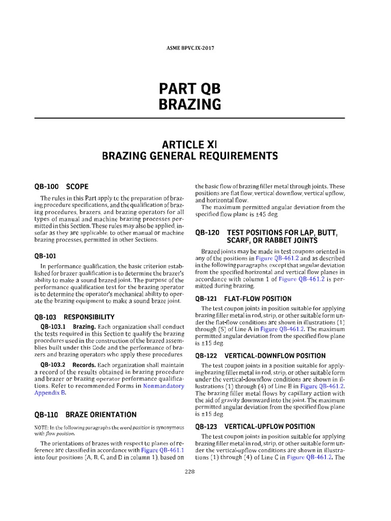 Brazing General Requirement | PDF