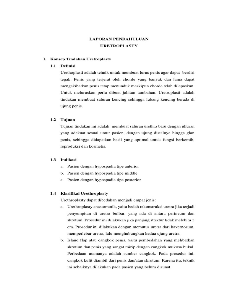 LP OK Urethroplasty | PDF