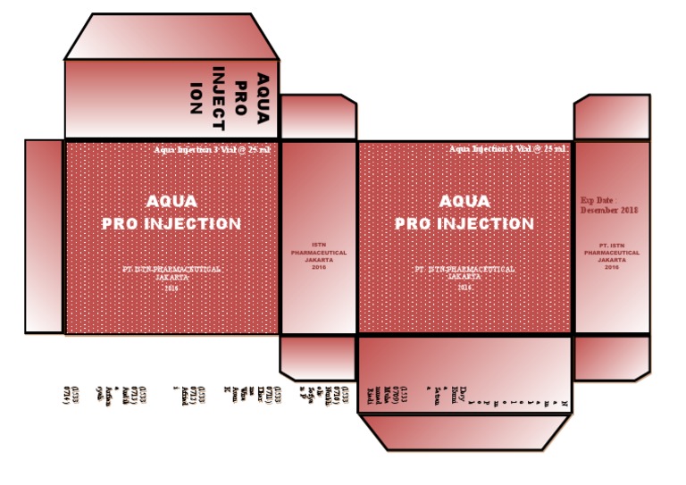 Aqua Pro Injection 3 Vials 25ml | PDF