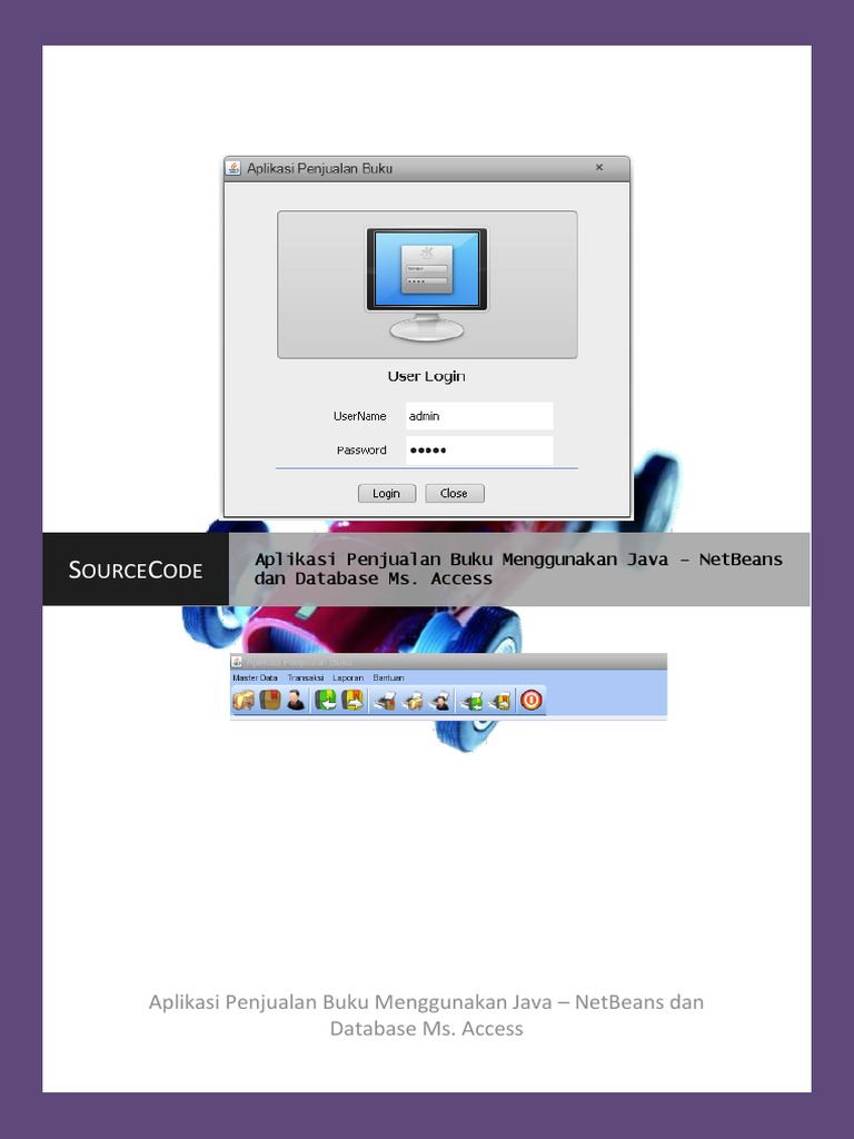 Aplikasi Penjualan Buku Menggunakan Java NetBeans Dan Database Ms Access PDF | PDF