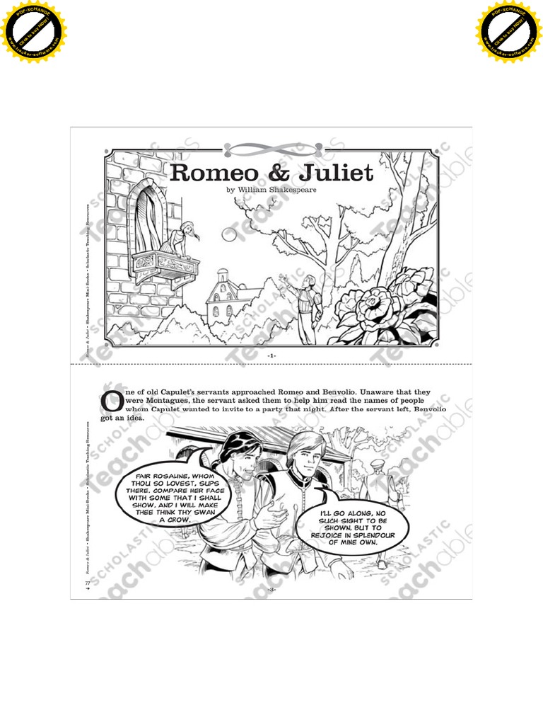 Romeo & Juliet Comic | PDF