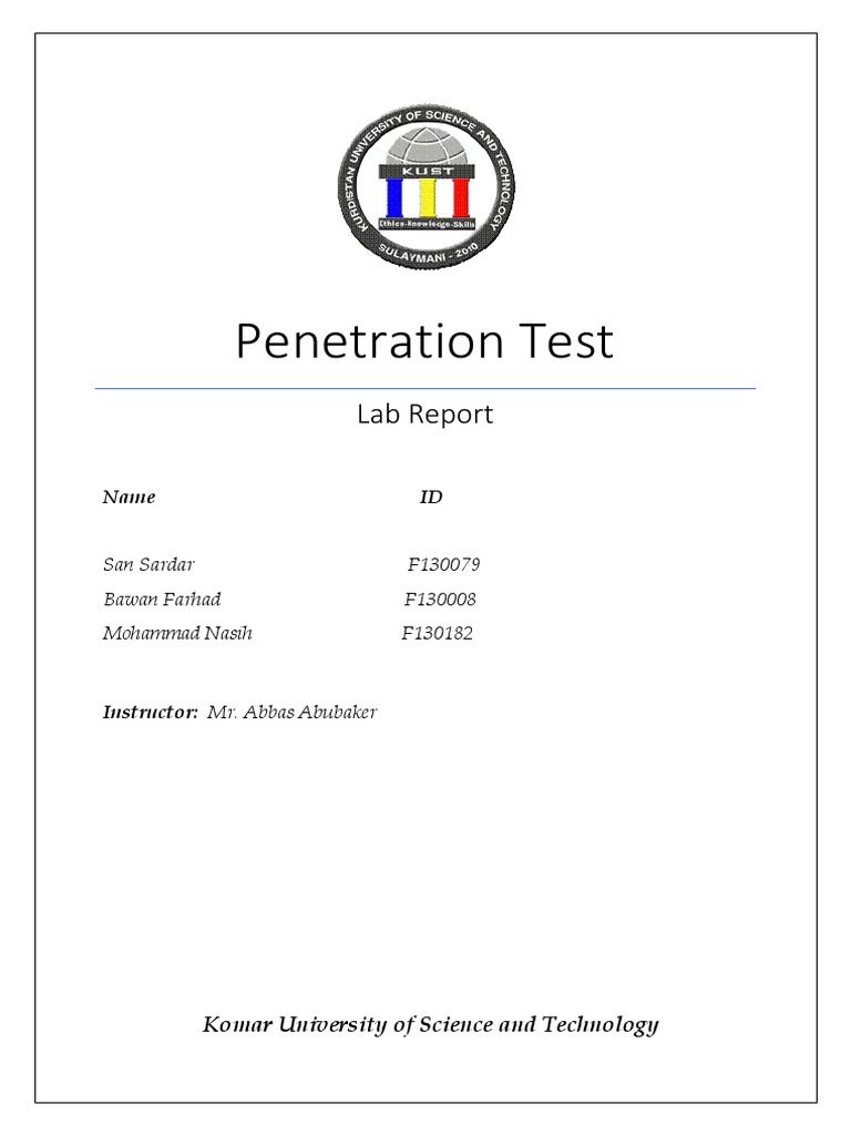 Penetration Test: Lab Report | PDF | Asphalt | Materials