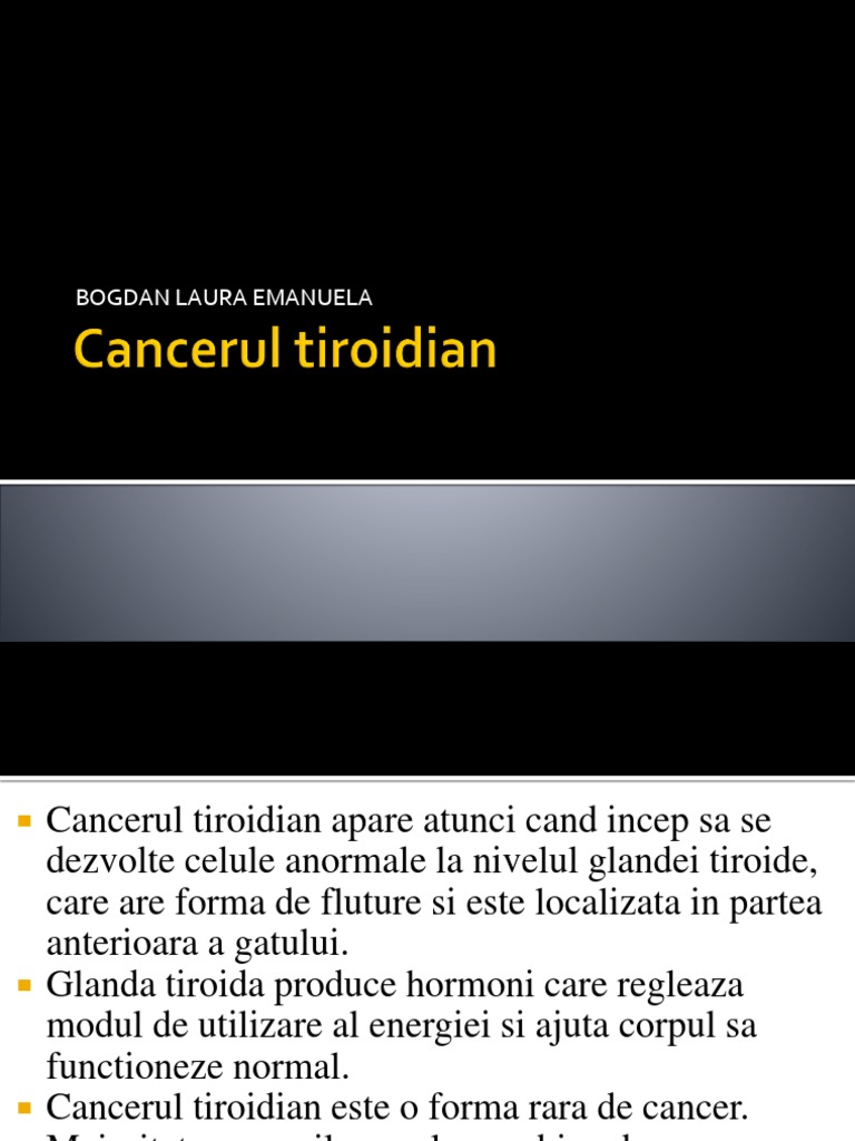 Cancerul Tiroidian | PDF