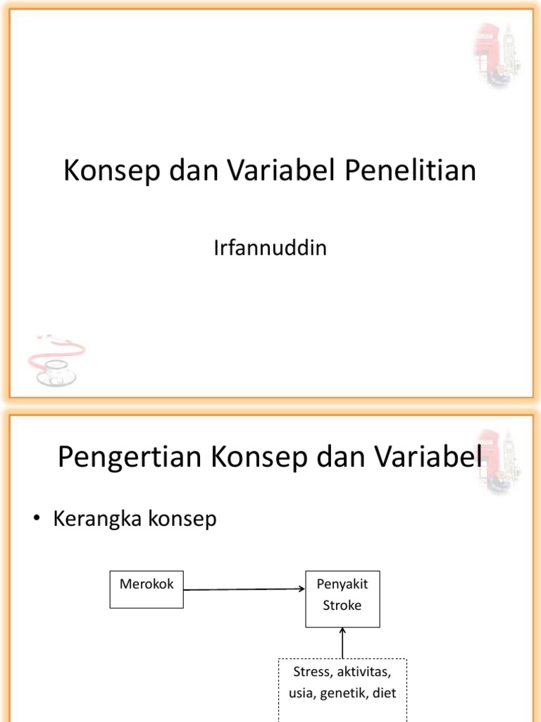 Konsep Dan Variabel Penelitian | PDF
