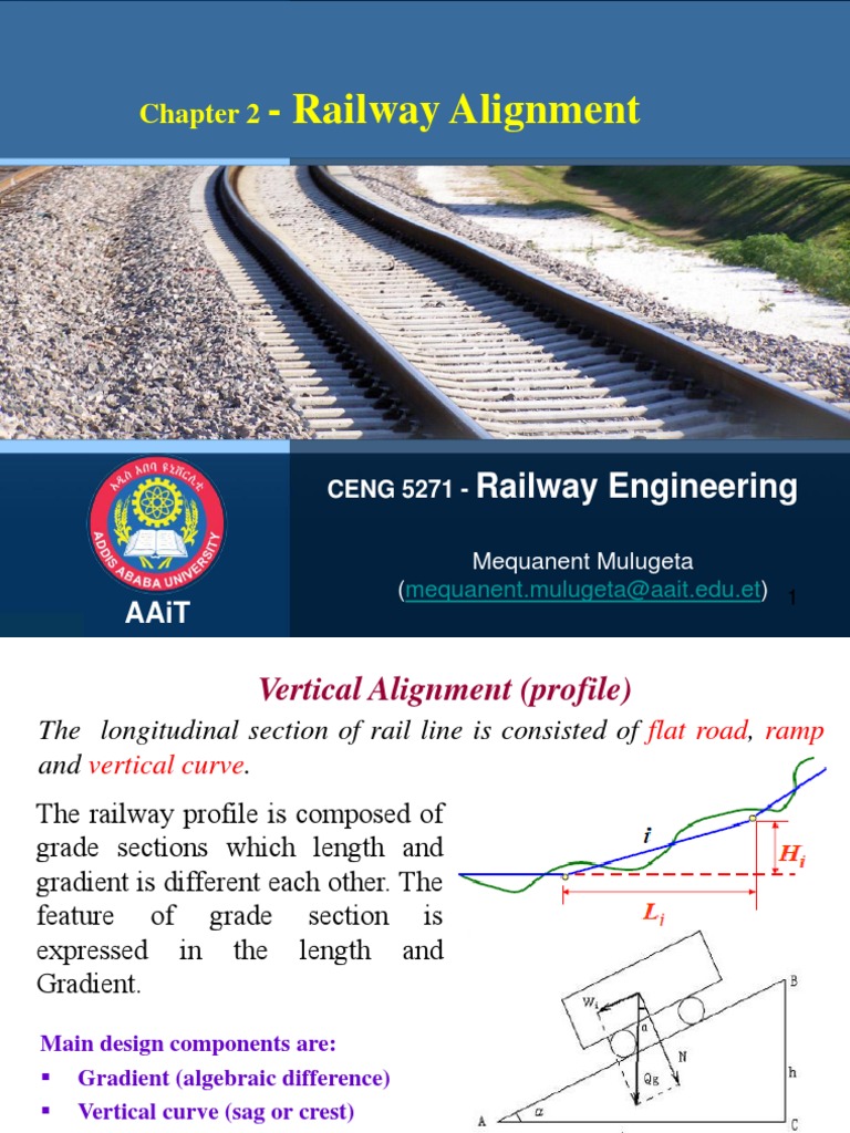 AAiT - Lecture 03 Railway Geometry - Part III - 624174711 | PDF | Train ...