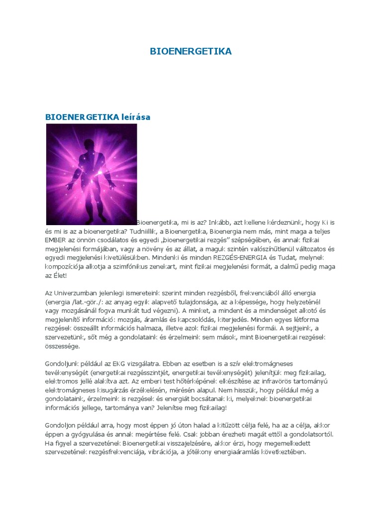 BIOENERGETIKA | PDF