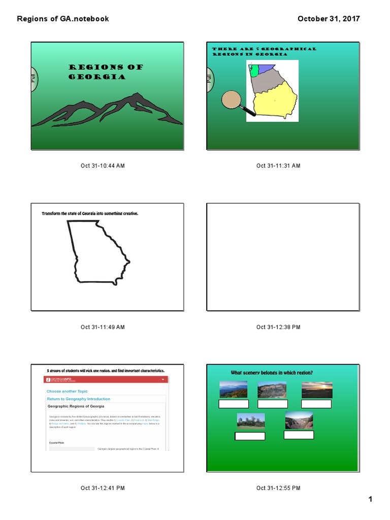 Regions of Ga | PDF | Earth Sciences | Geography