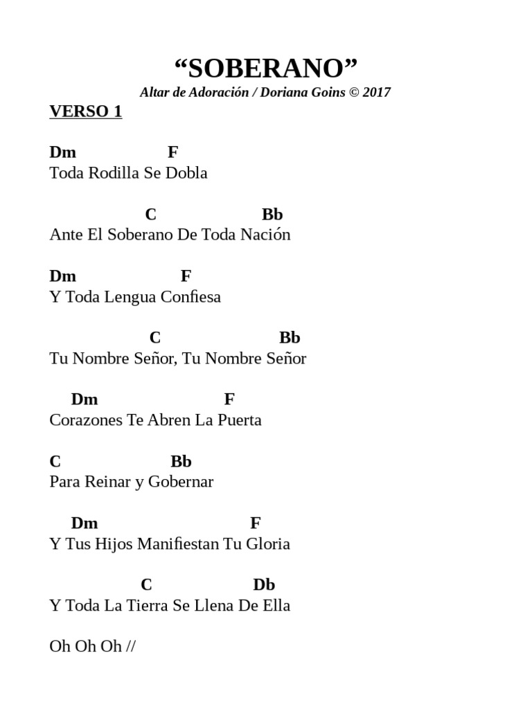 Acordes Soberano | PDF