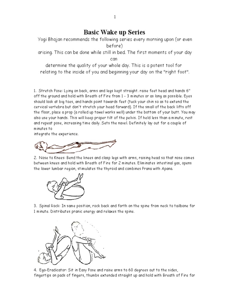 Basic Wake Up Series | PDF | Self-Improvement | Wellness