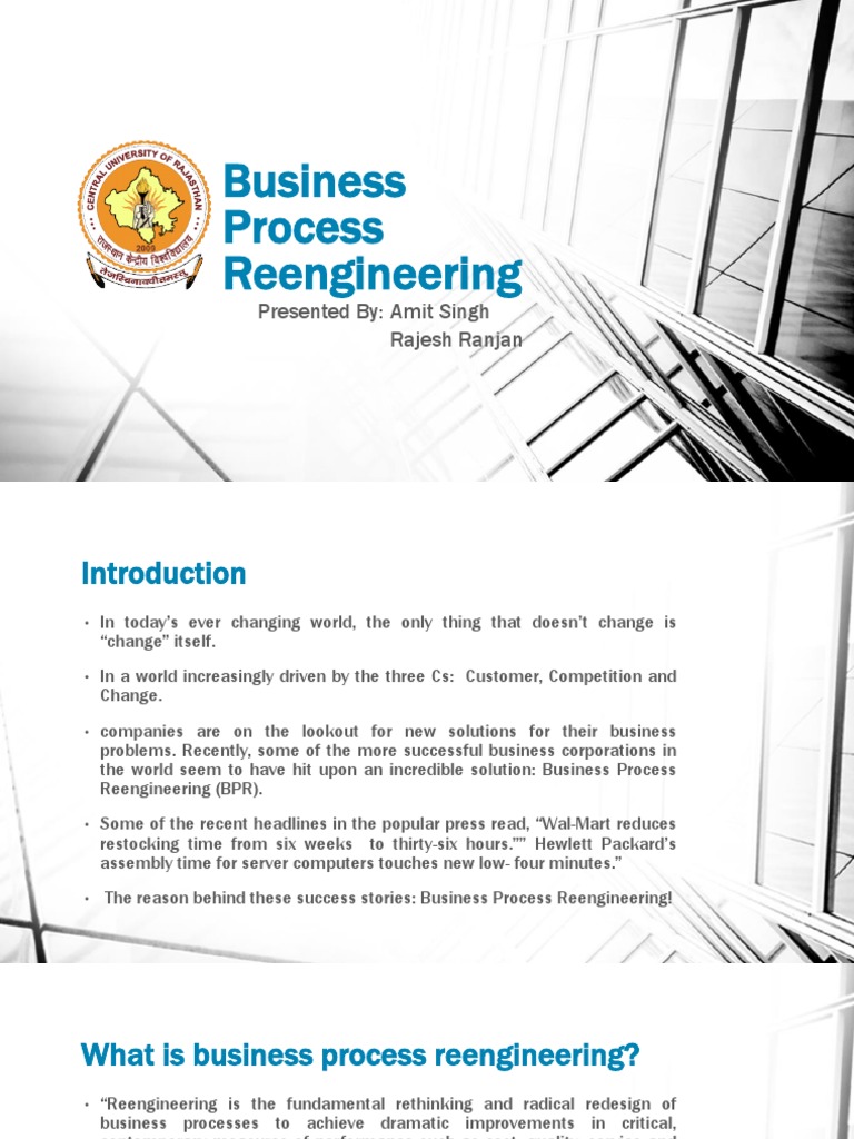 Business Process Reengineering | PDF | Accounts Payable | Business Process