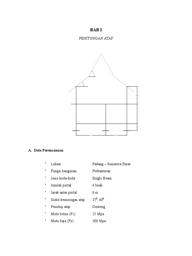 Perhitungan Atap | PDF