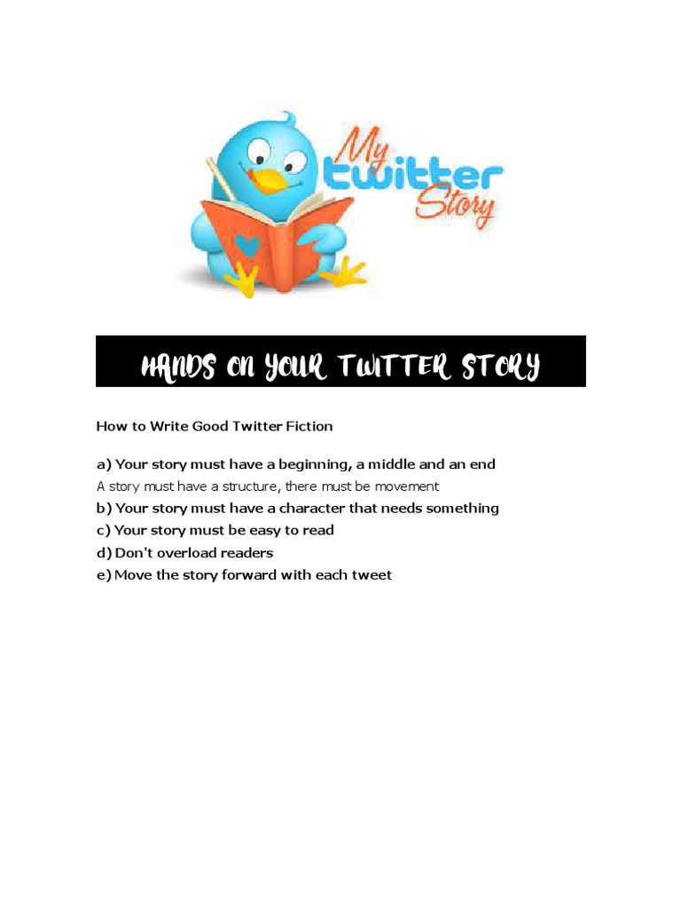 Hands On Your Twitter Story | PDF | Foreign Language Studies | Young Adult
