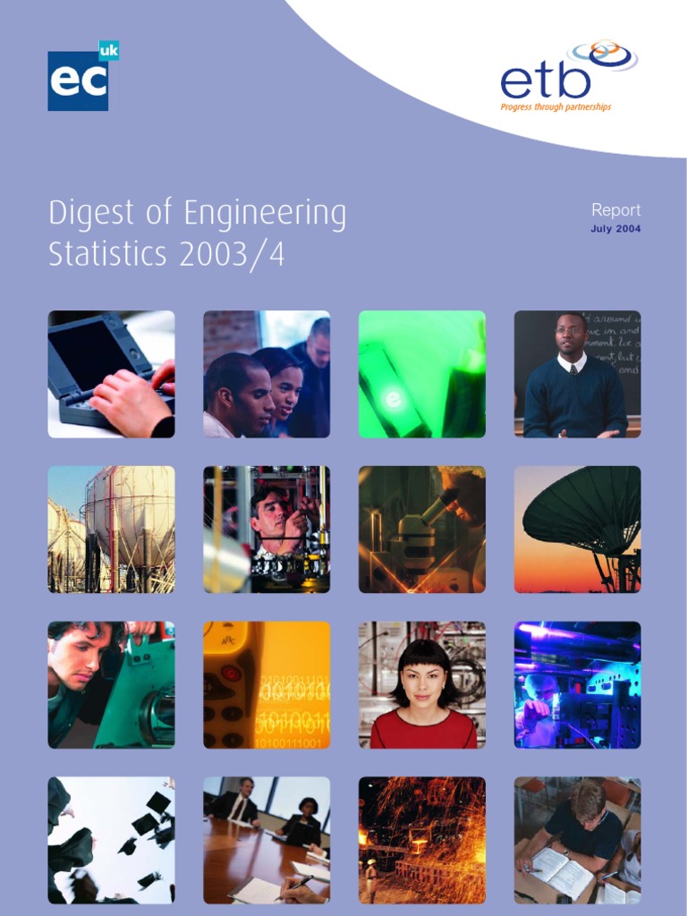 Digest of Engineering Statistics 2004 | PDF | Engineer | Engineering
