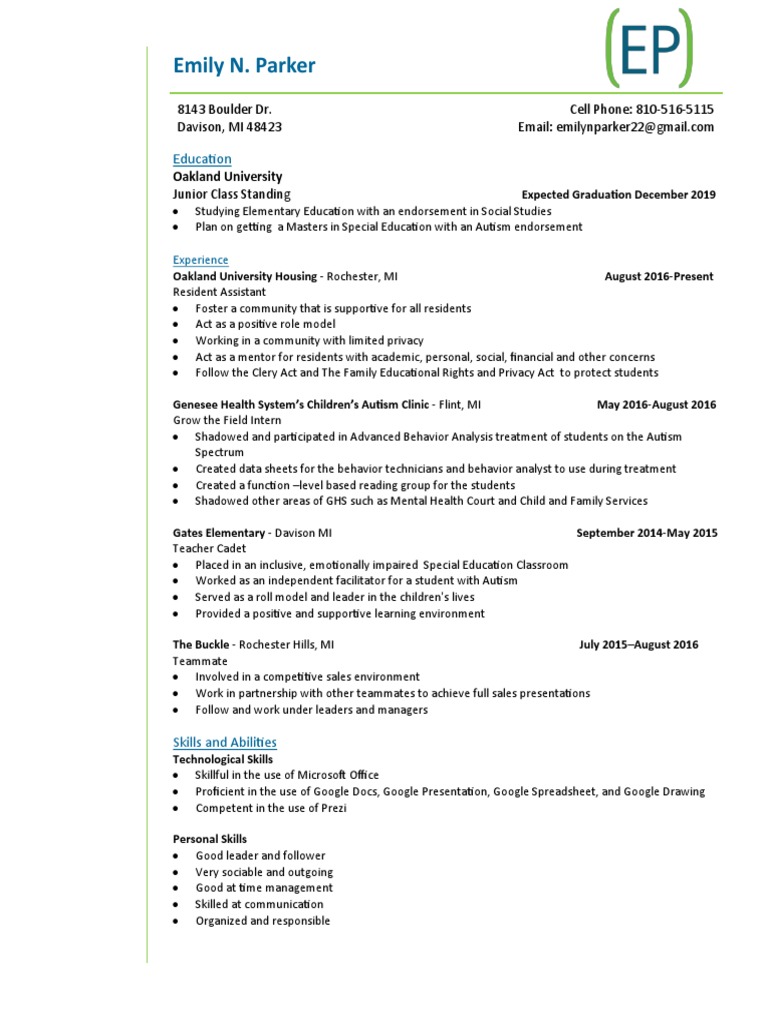 Working Resume | PDF