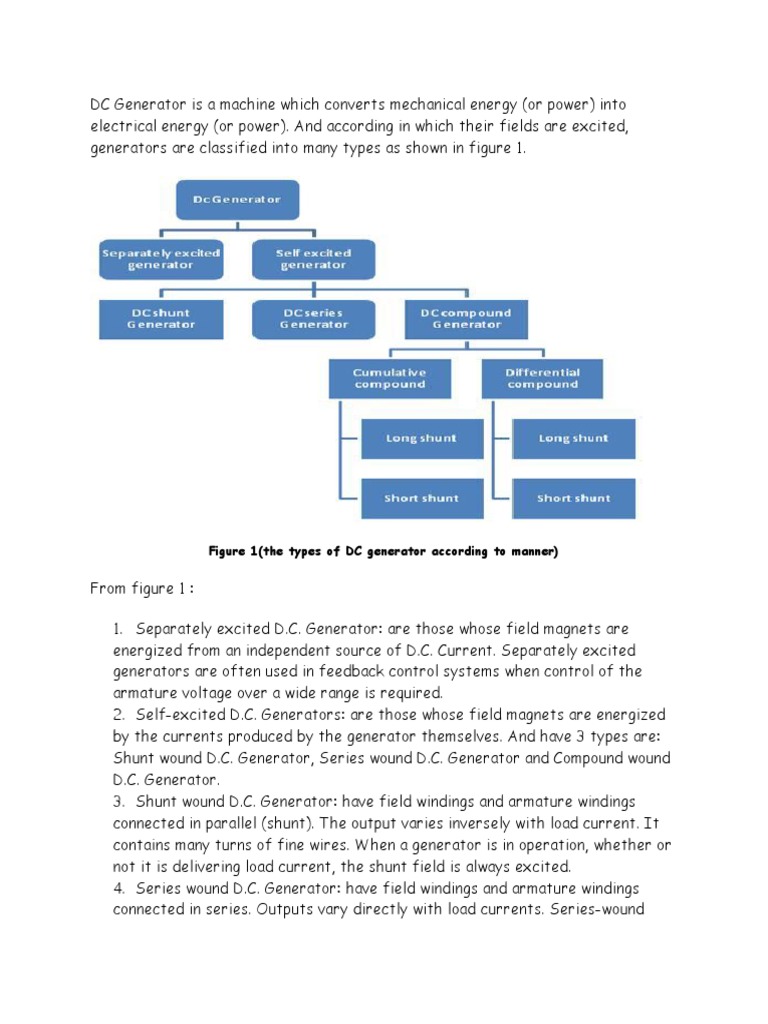 DC Generator | PDF | Electric Generator | Direct Current