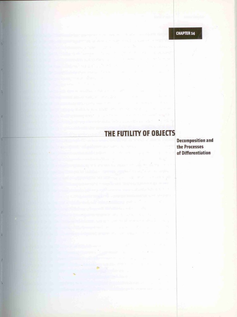 Eisenman, Peter - The Futility of Objects | PDF