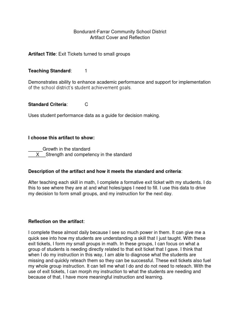 Artifact Cover Sheet 1-c | PDF