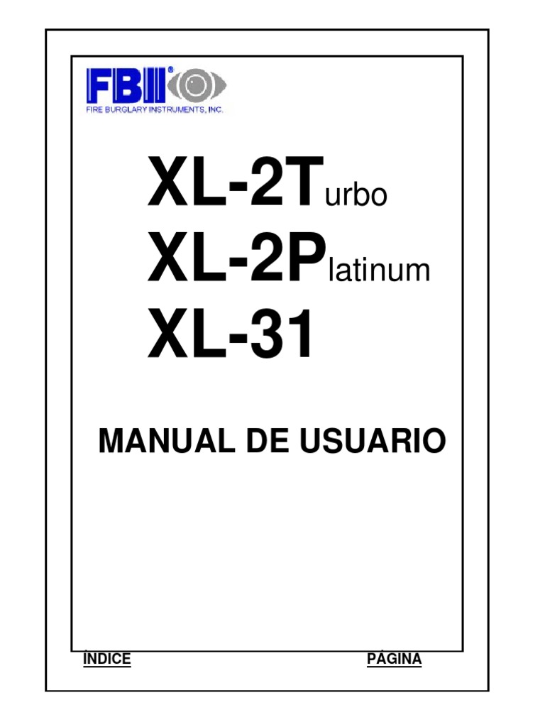 Manual Fbi XLT | PDF | Hora | Teclado