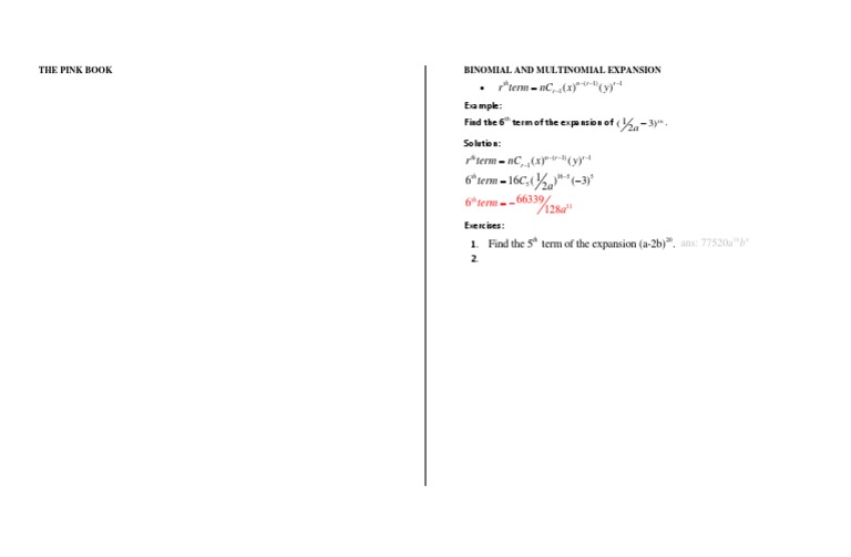 Advanced Algebraic Expansions | PDF | Teaching Methods & Materials | Science & Mathematics