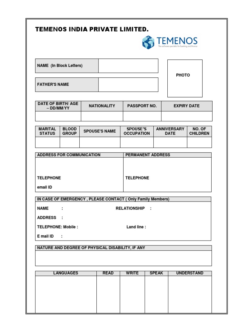 Candidate Info Sheet | PDF | Recruitment | Employment