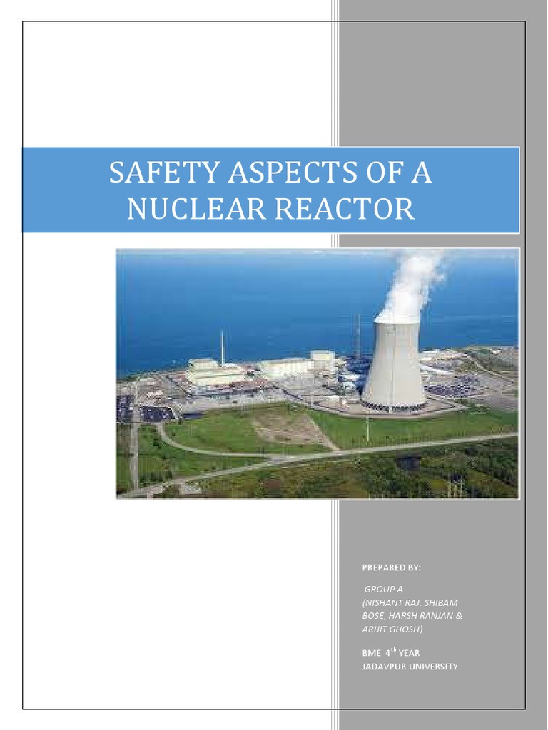 Safety Aspects of Nuclear Reactor | PDF | Radiation Protection ...