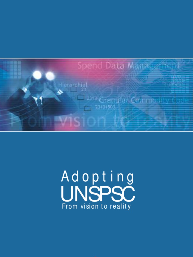 UNSPSC For Better Spend Analysis - September 20,2006 | PDF | Supply ...