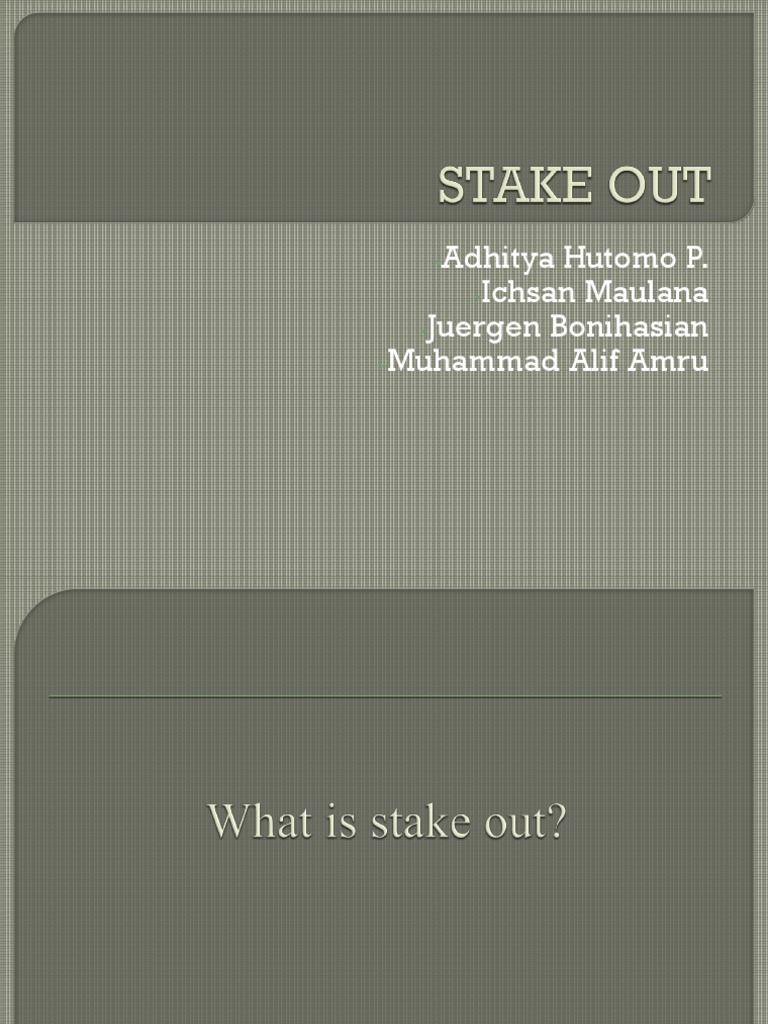 Stake Out | Download Free PDF | Surveying | Geomatics