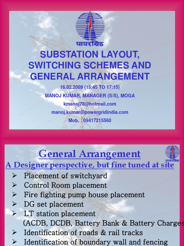 Substation Layout | PDF | Electrical Substation | Power Engineering