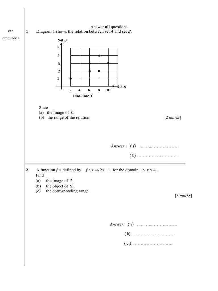 Math functions and relations | PDF | Function (Mathematics) | Abstract Algebra