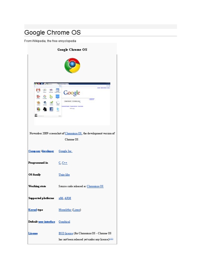 Chrome OS | PDF | System Software | Digital Technology