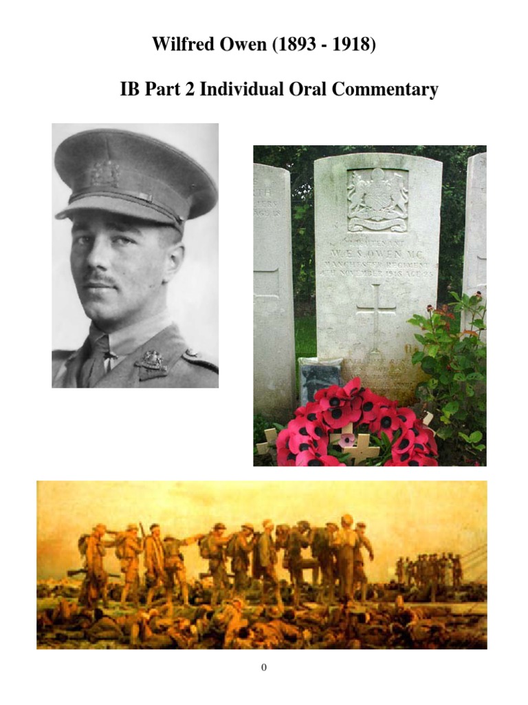 Wilfred Owen: War Poetry Analysis | PDF | Poetry | Unrest
