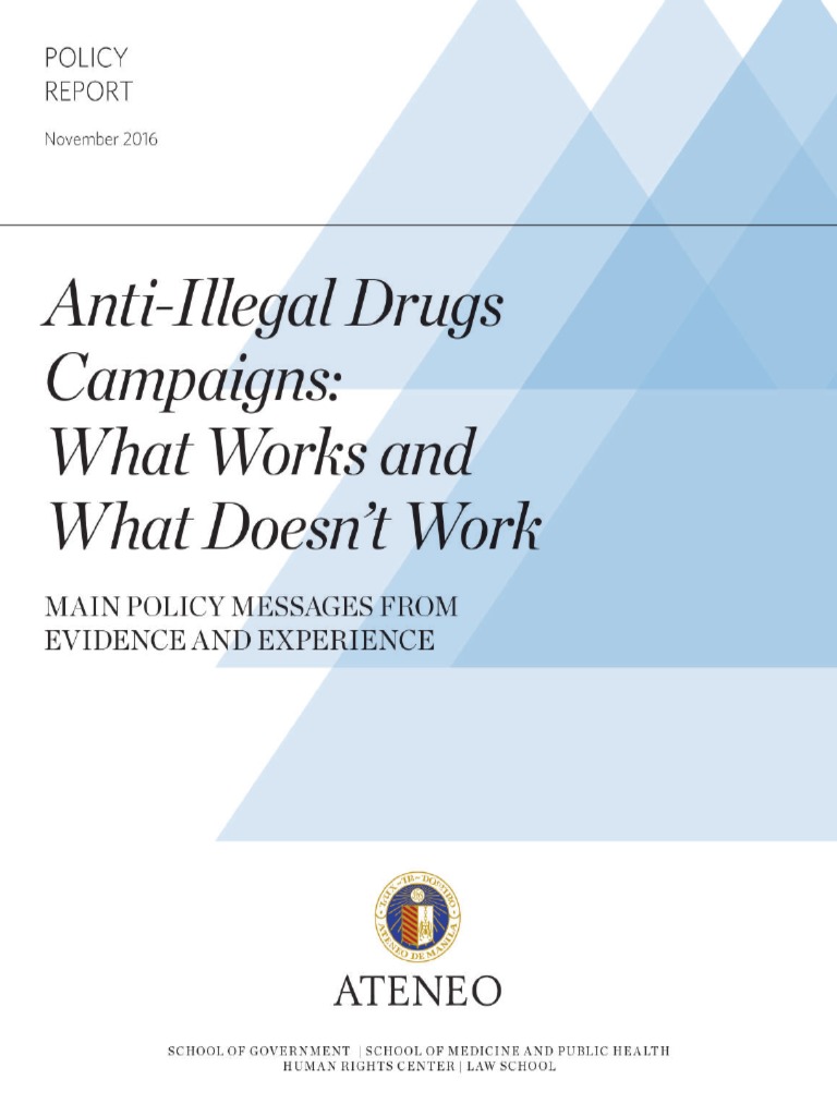 Anti-Drug Campaigns PolicyReport | PDF | Substance Abuse | Drug Policy