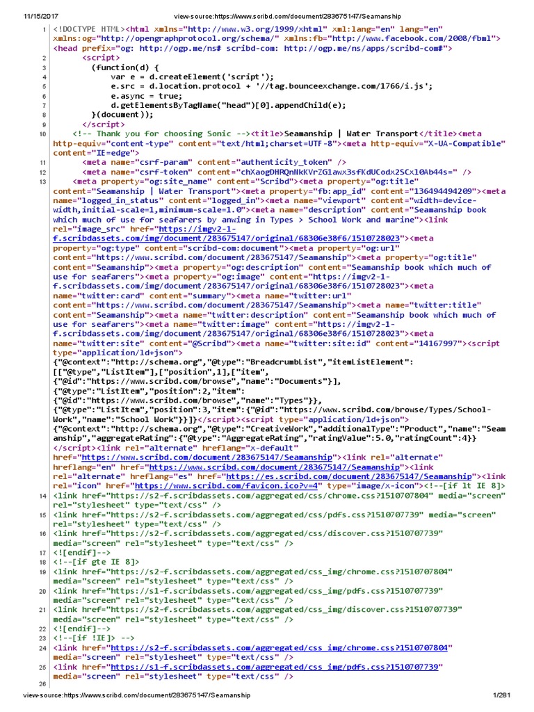 View-Source of A Scribd Site | PDF | Hypertext | Cyberspace