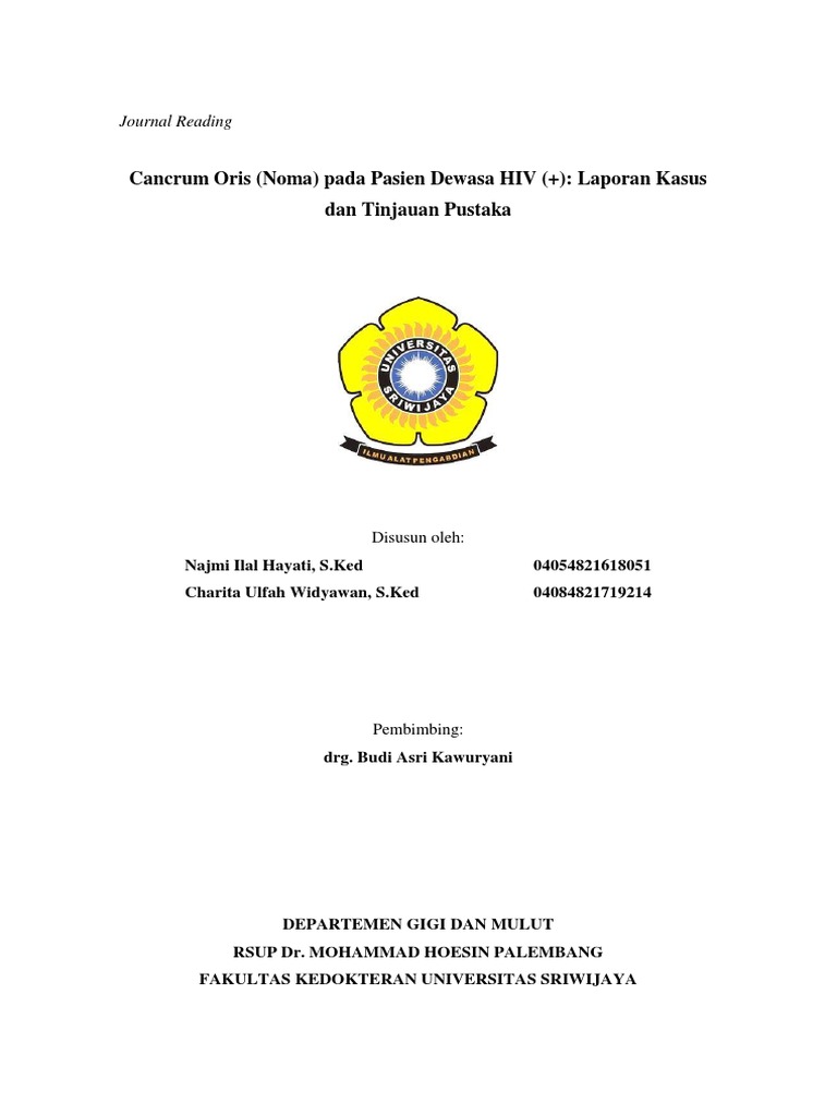Jurnal Cancrum Oris | PDF | Kesehatan Holistik | Sains & Matematika