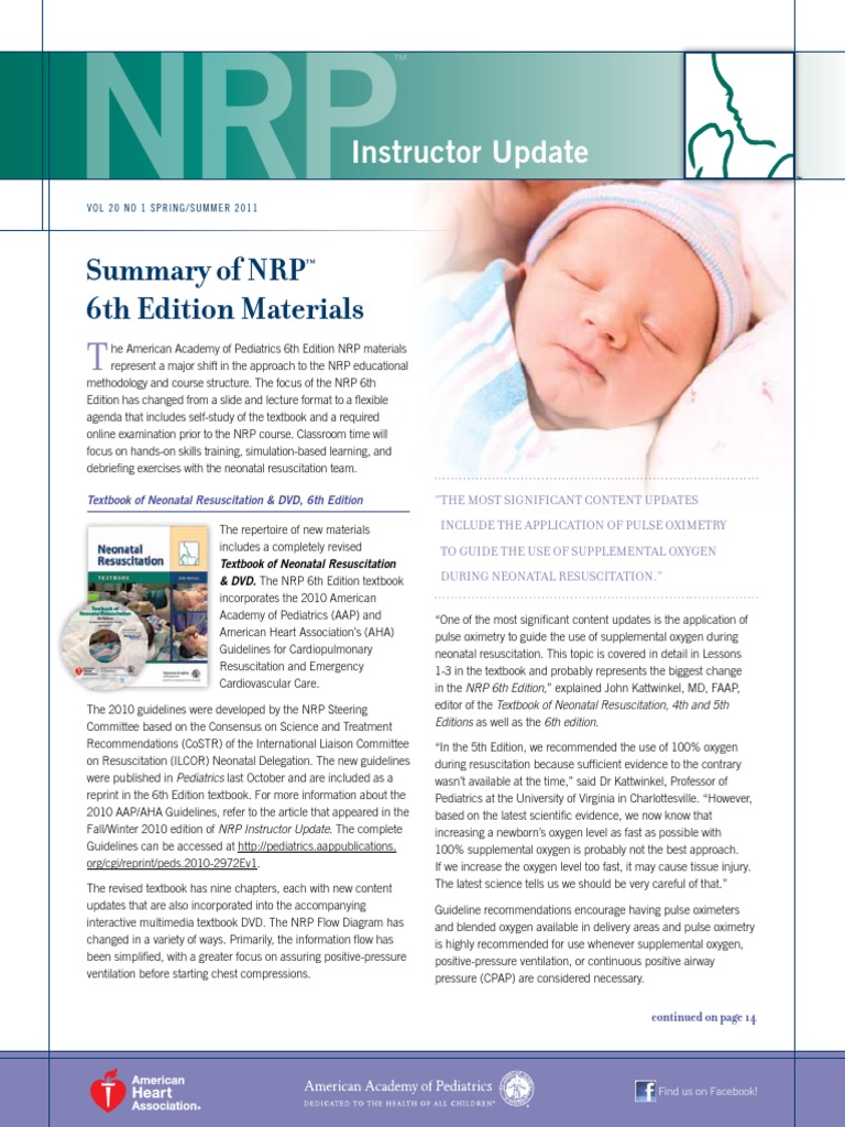 Summary of NRP 6th Edition Materials: Instructor Update | Download Free ...