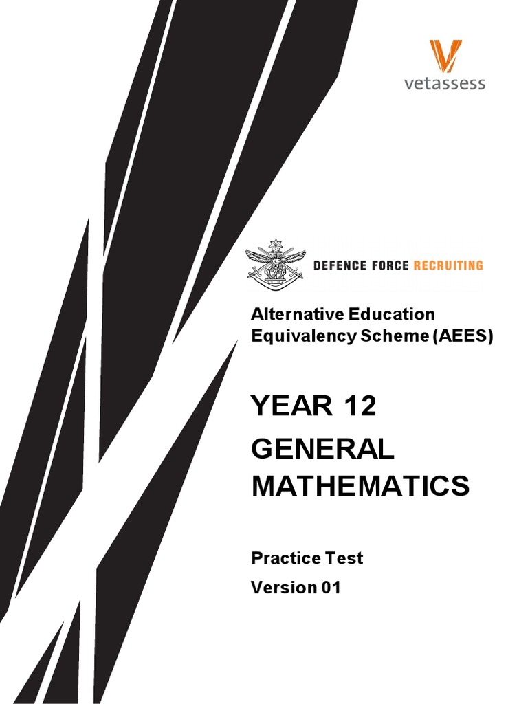 Year12 General Maths Practice Test | PDF | Triangle | Amplitude