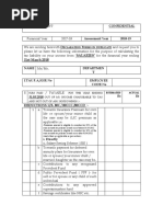 Declaration For 80EEA | PDF