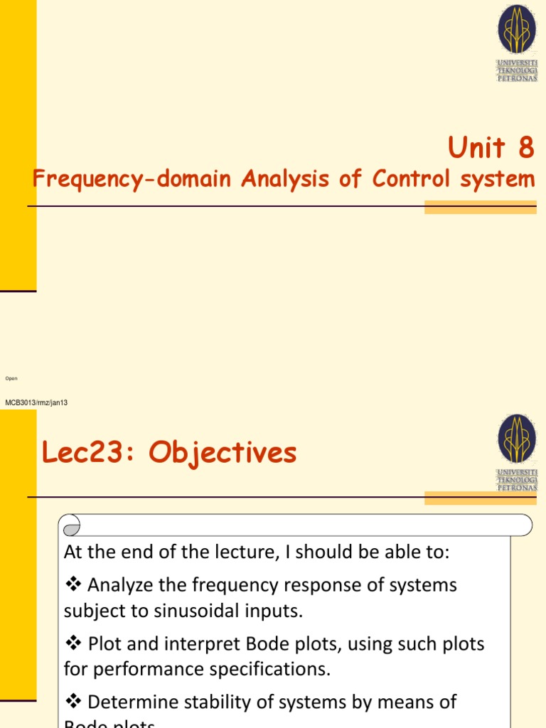 Analyzing Control Systems Using Frequency-Domain Bode Plots: A Guide to Understanding Magnitude ...