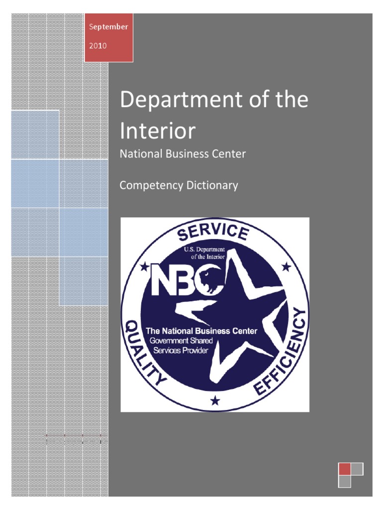 NBC Competency Dictionary | PDF | Competence (Human Resources) | Leadership