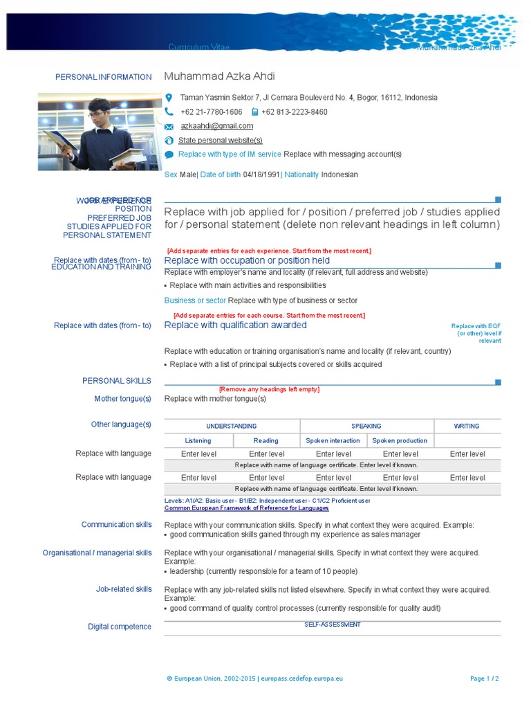 Contoh CV | Download Free PDF | Communication | Computing