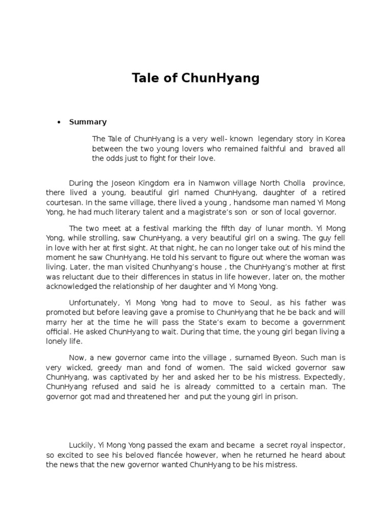 Chunyang Story | PDF | Tyrant