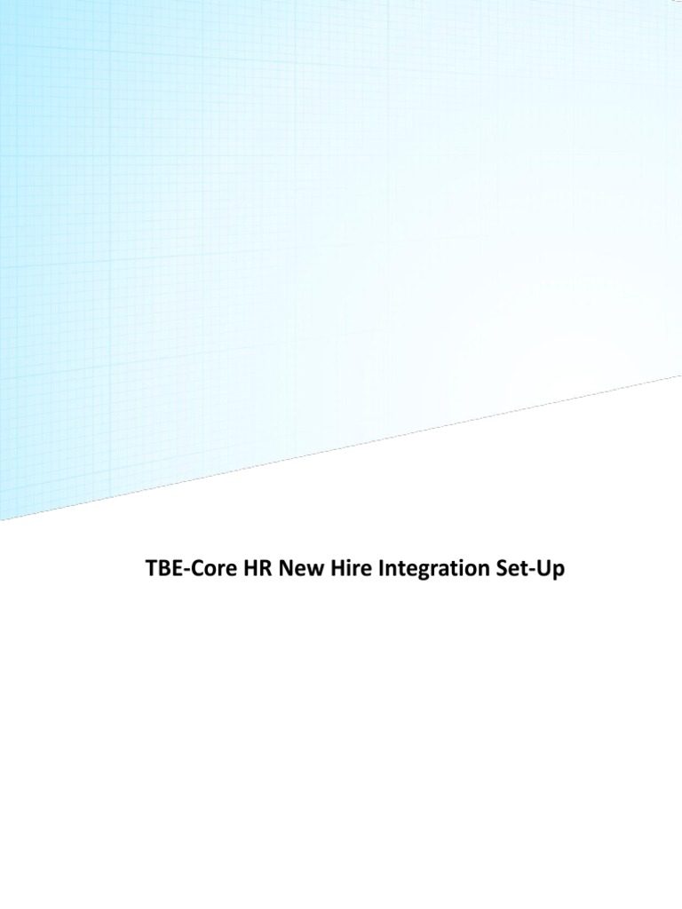 Taleo Business Edition Fusion Core HR New Hire Int | PDF | Application ...