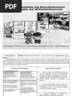 Halimbawa NG Learning Objectives Filipino | PDF