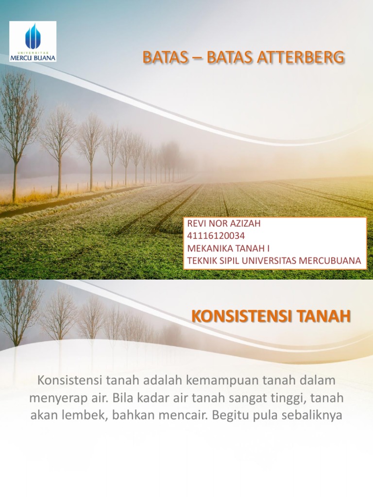 Batas Atterberg Tanah | PDF