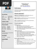 Document Controller CV Format | PDF | Microsoft Excel | Computing