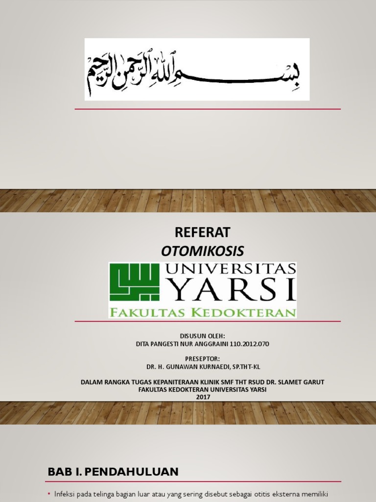 Infeksi Jamur Telinga: Otomikosis | PDF