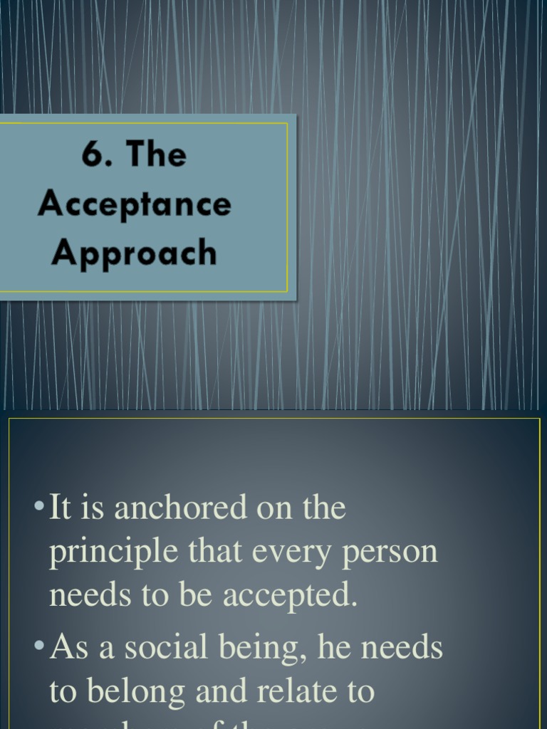Acceptance Approach | PDF