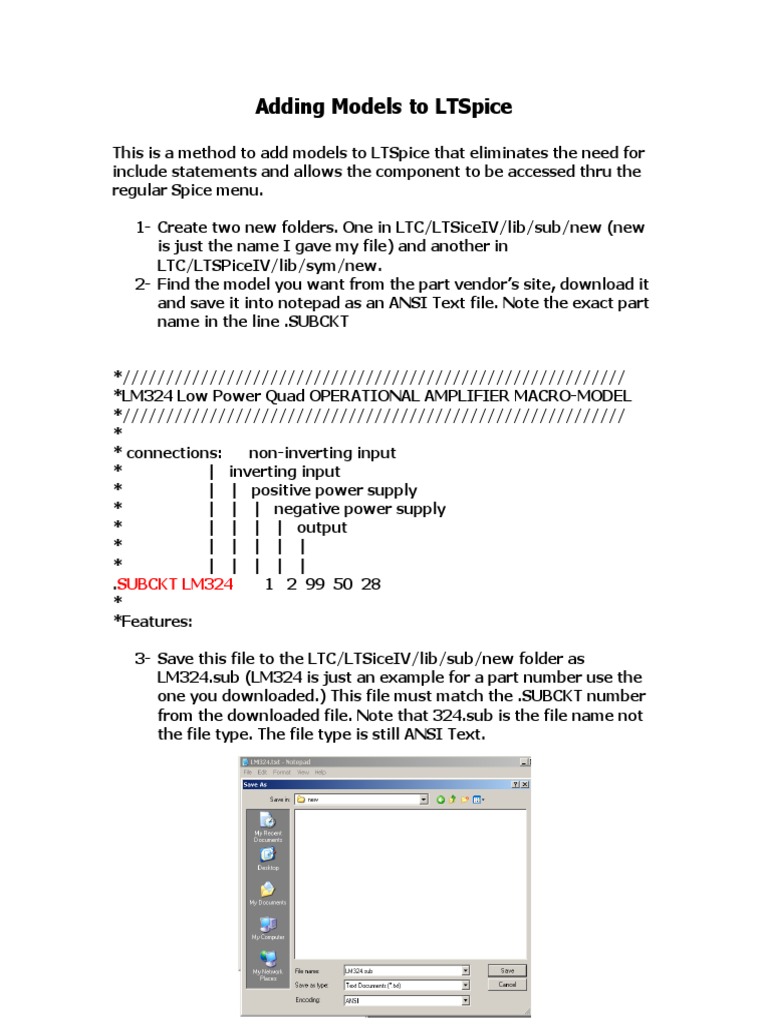 Adding Models To LTSpice | PDF