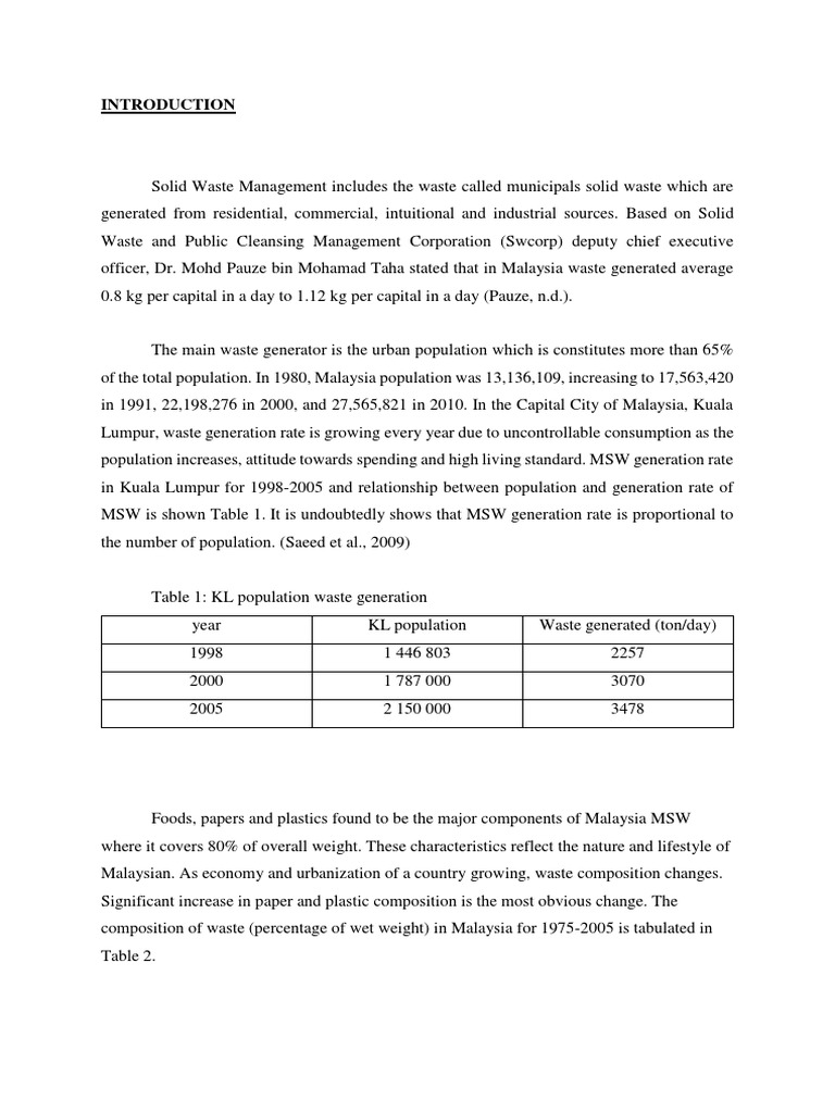 Solid Waste (MRF and RDF) | PDF | Municipal Solid Waste | Recycling