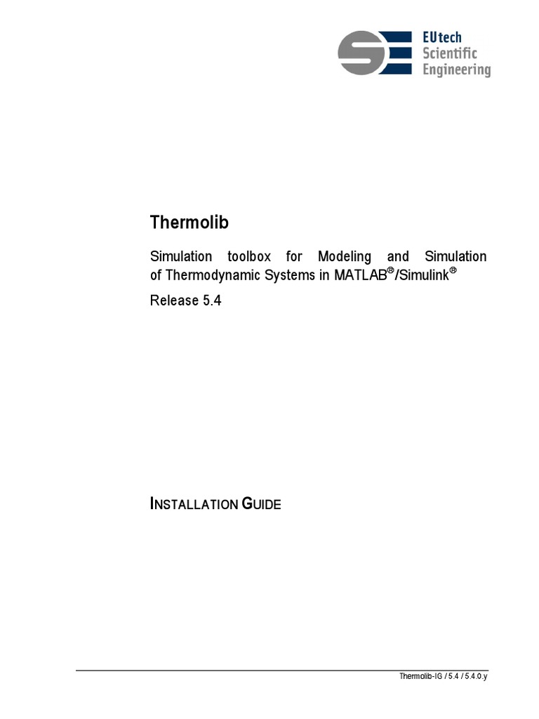 Thermolib Installation Guide | PDF | Installation (Computer Programs) | 64 Bit Computing
